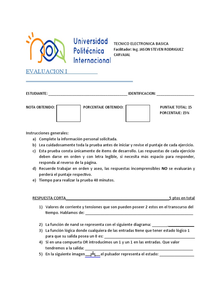 EV1 - Digitales | PDF