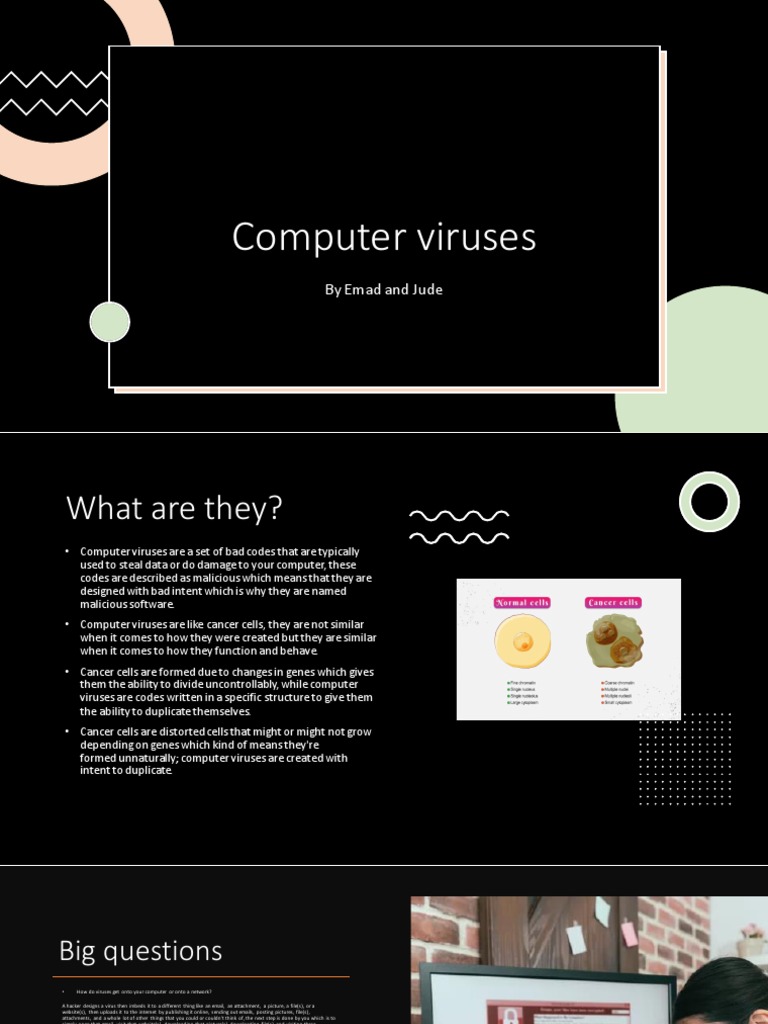 Presentation 4 | PDF | Malware | Computer Virus