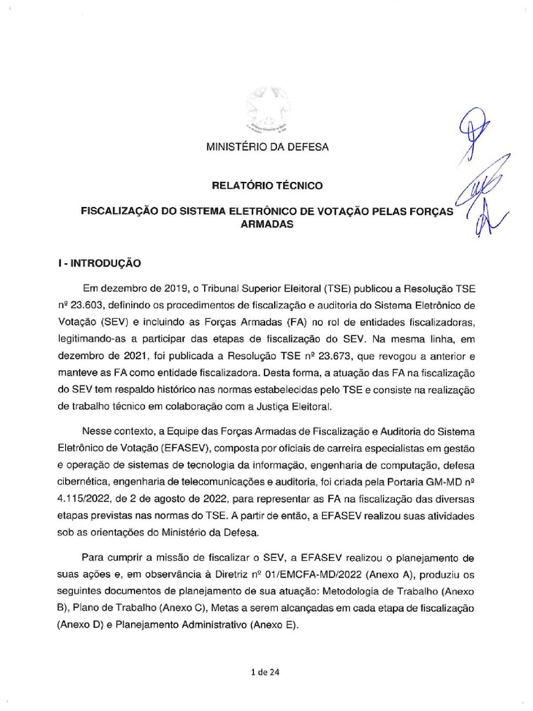 Relatorio Defesa | PDF