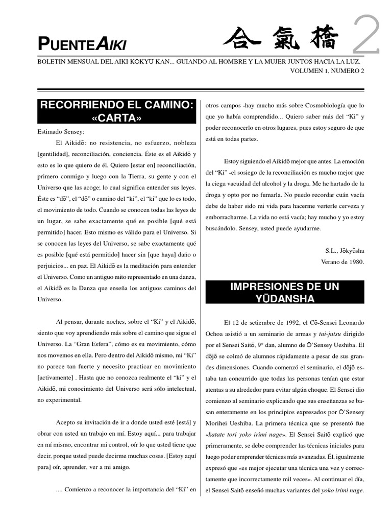 Puente Aiki 2 | PDF | Mente