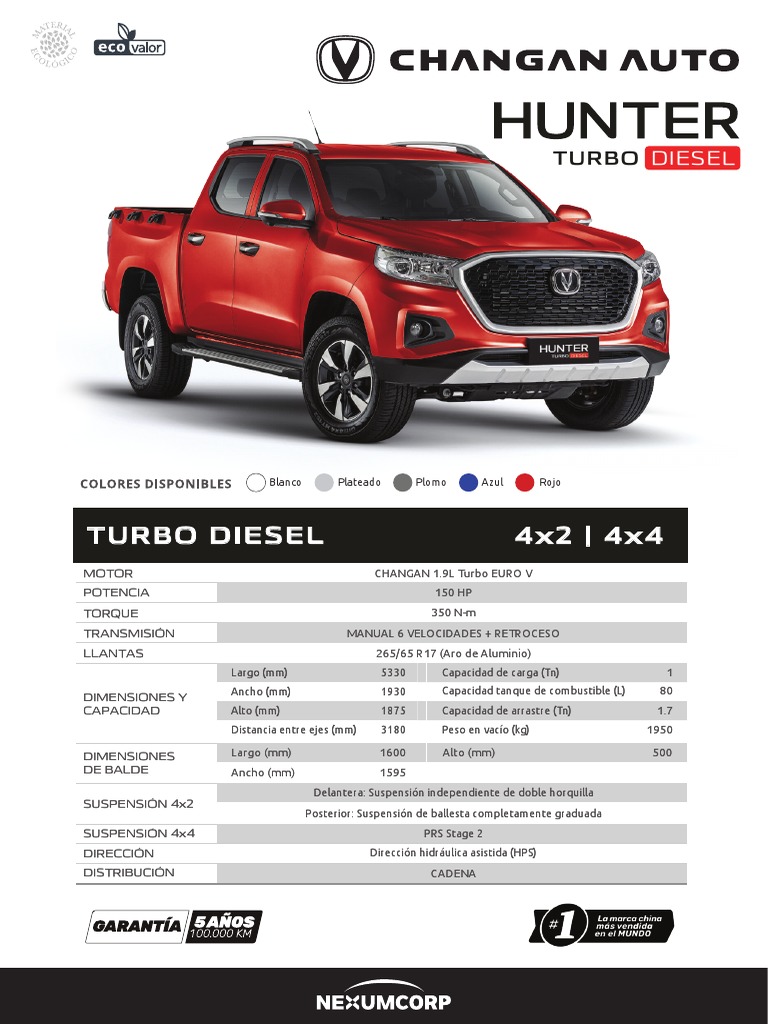 Digital Ficha Hunter Turbo Diesel SEP 2022 | PDF