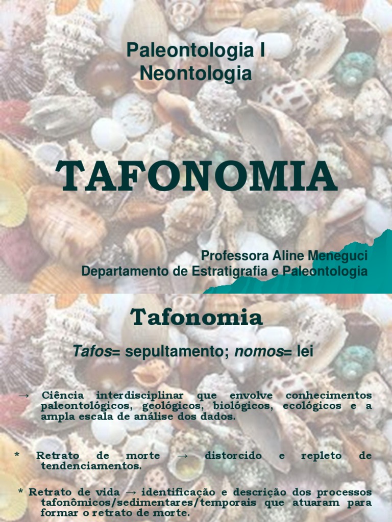 Aula 3 Aline Meneguci - Tafonomia | PDF