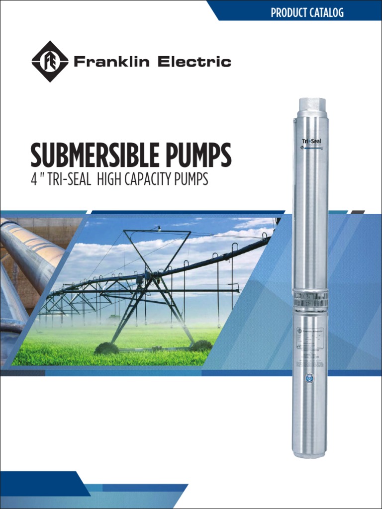 Franklin 4" Tri-Seal Pump Catalogue | PDF | Pump | Valve
