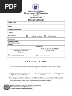 Locator Slip | PDF