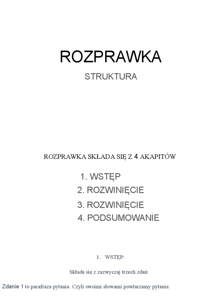 Rozprawka Na Angielski | PDF
