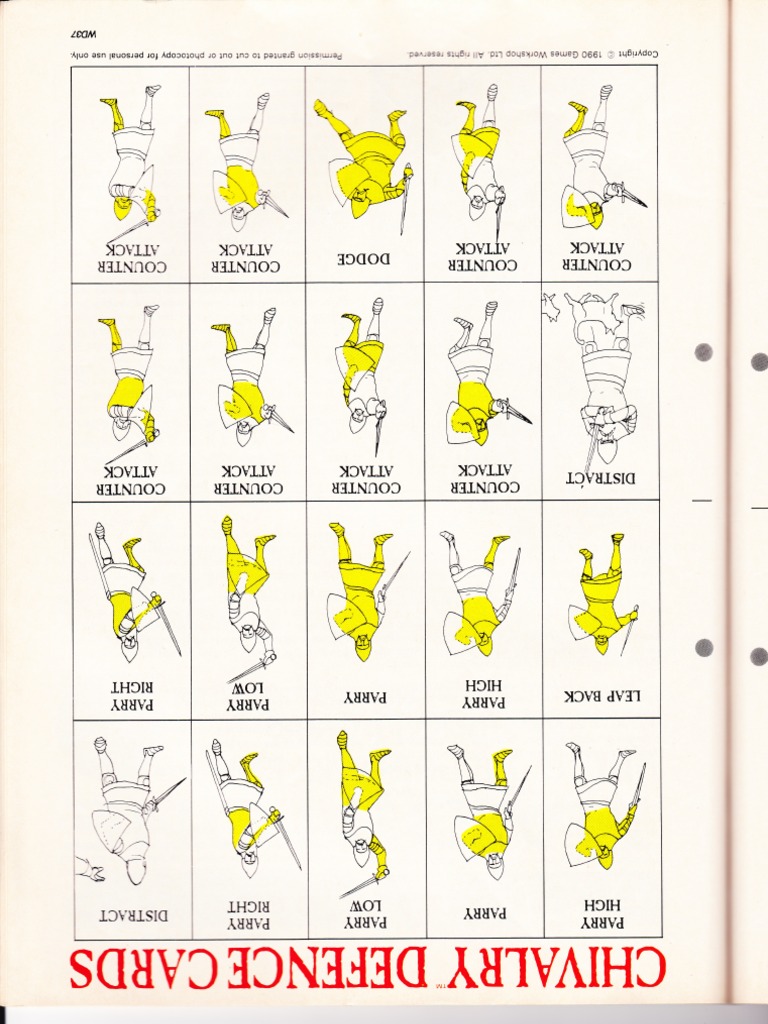Chivalry Cards | PDF