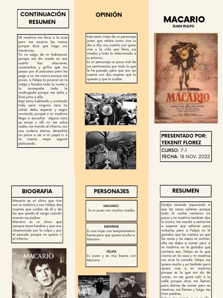 Folleto Macario | PDF