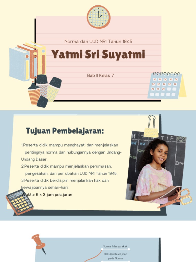 Norma dan UUD NRI 1945 Kelas 7 | PDF | Ilmu Sosial