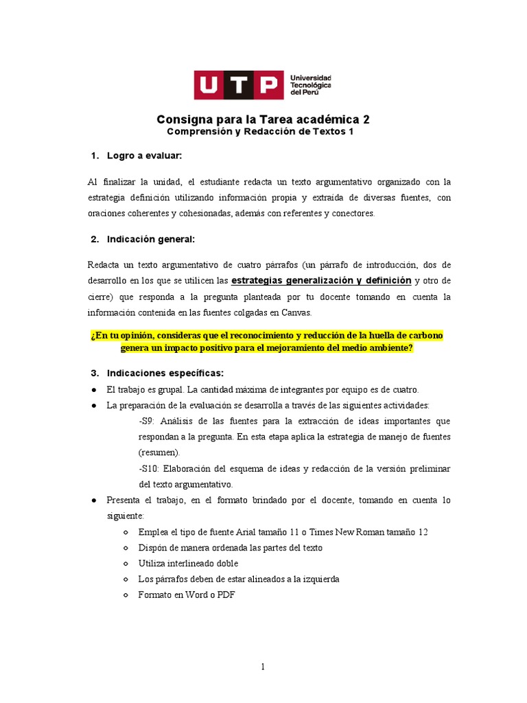 GC N01i Ta2consigna 22c2a | PDF | Huella de carbono | Entorno natural