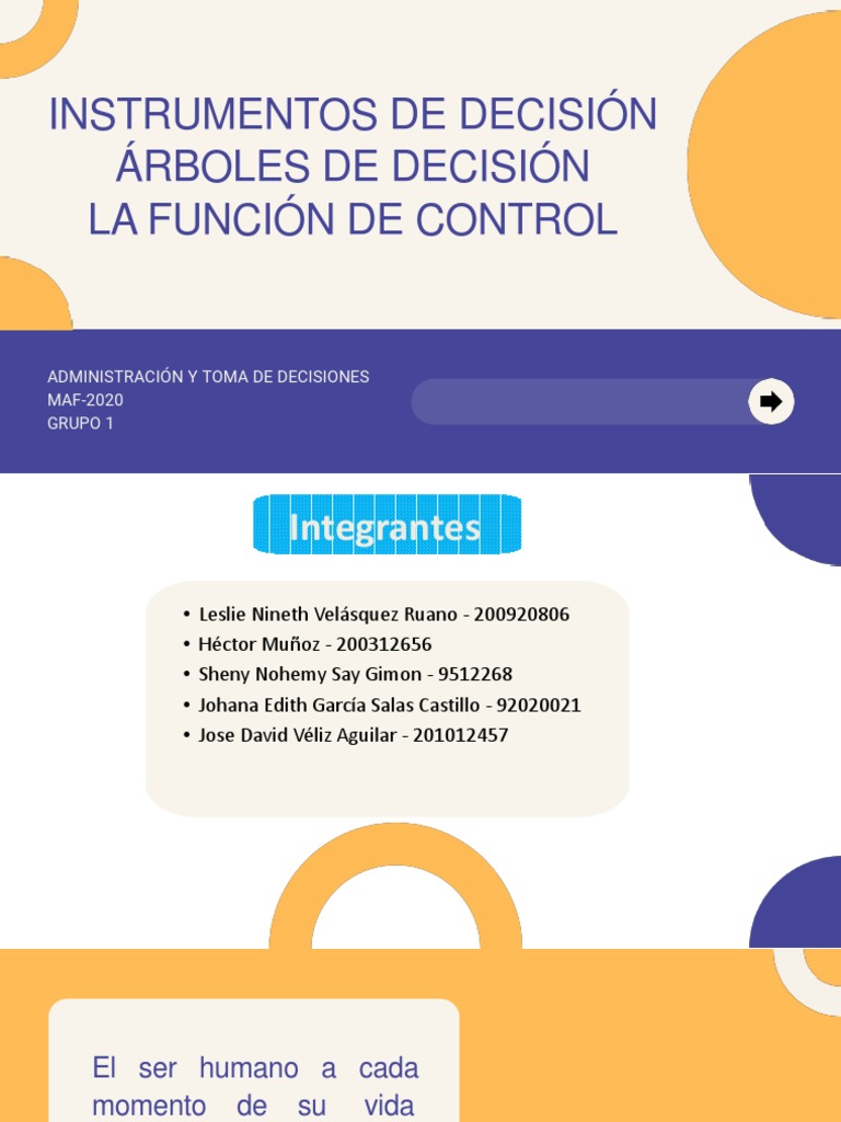 Presentacion Arboles de Decision - Adt - Grupo 1 | PDF | Planificación ...