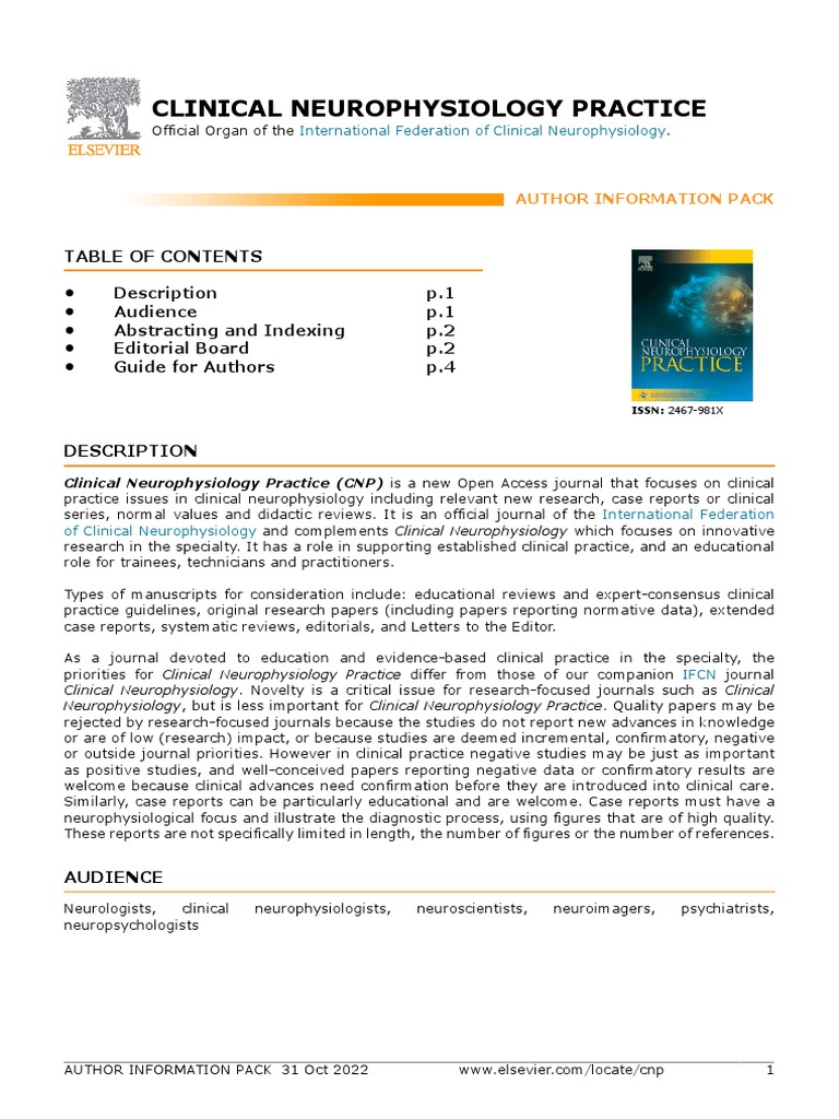 Clinical Neurophysiology Practice | PDF | Open Access | Academic Journal