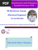 Clearances For Electrical Lines | PDF | Electric Power Transmission | Volt