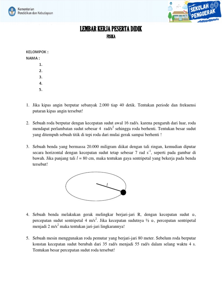 LKPD Gerak Melingkar | PDF
