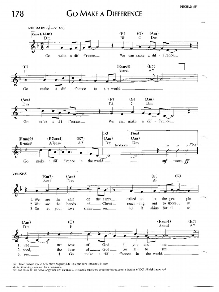 Go Make A Difference | PDF