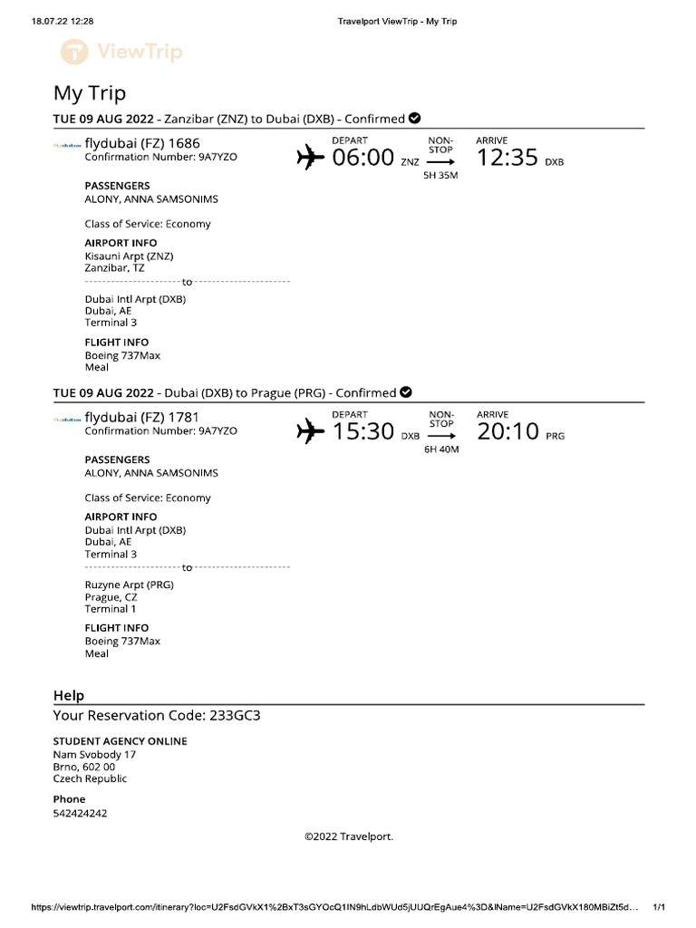 Fly Tickets - Anna Samsoni Alony | PDF