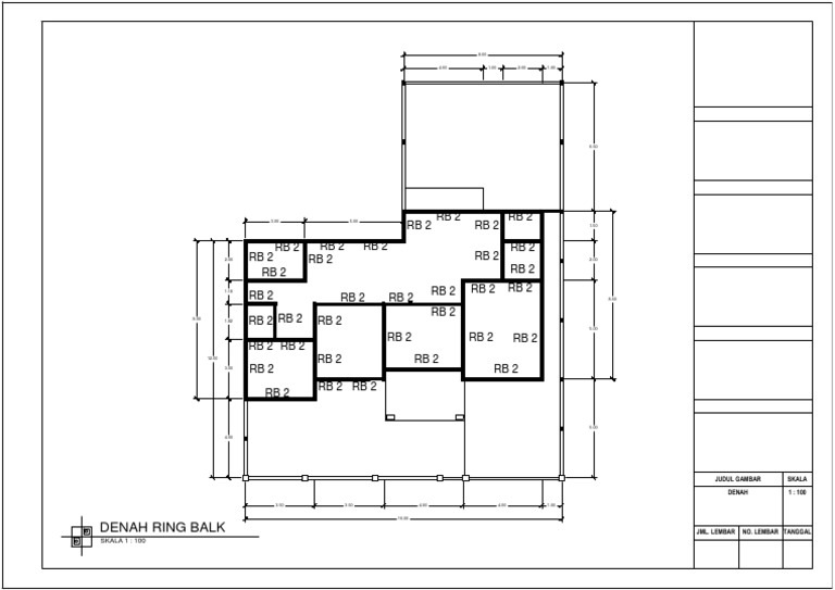 Denah Ring Balk: RB2 RB2 RB2 RB2 RB2 RB2 RB2 RB2 RB2 RB2 RB2 RB2 RB2 RB2 RB2 RB2 | PDF
