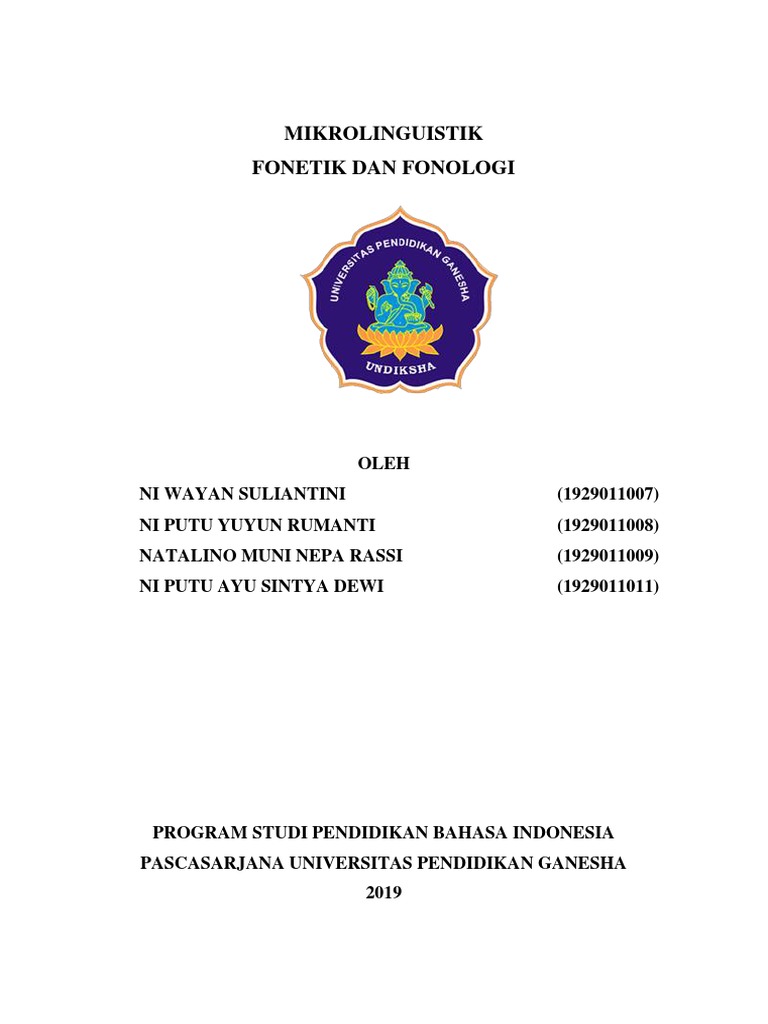 Fonetik Dan Fonologi | PDF