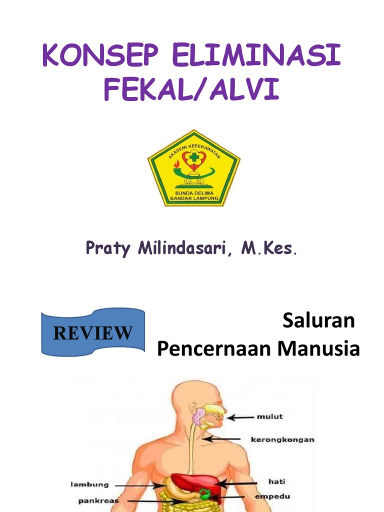 Konsep Eliminasi Alvi | PDF | Kesehatan Holistik | Sains & Matematika