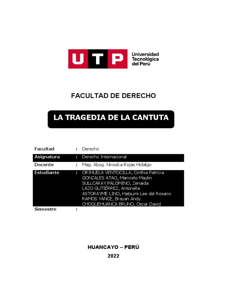 La Cantuta | PDF | Asesinato | Violación