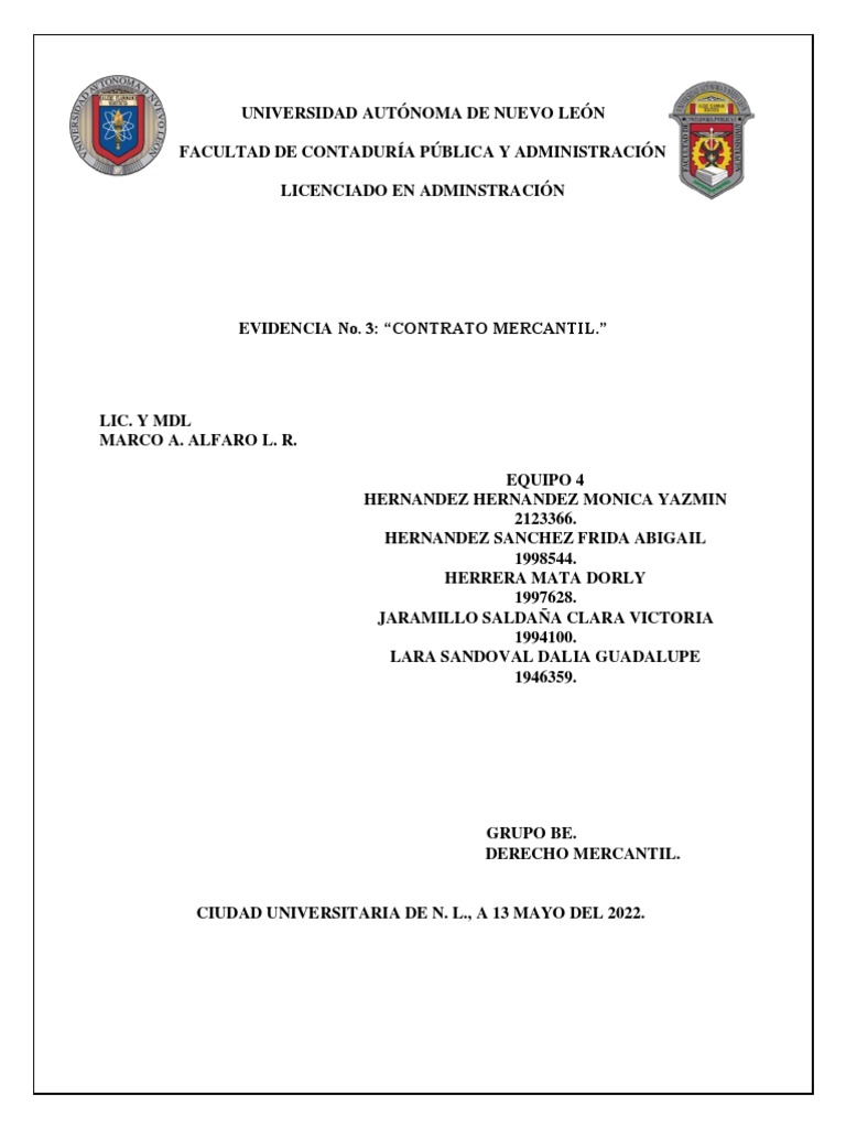Ev3 - Eq 4 - DM | PDF | Derecho civil (sistema legal) | Derecho privado