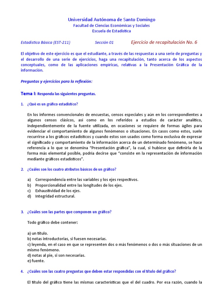 Ejercicio de Recapitulacion No. 6 | PDF | Histograma | Estadísticas