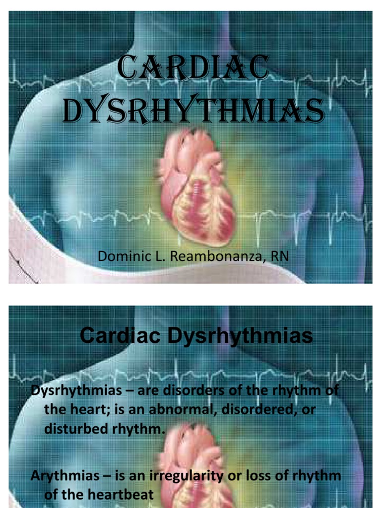Cardiac Dysrhythmias | Cardiac Arrhythmia | Artificial Cardiac Pacemaker