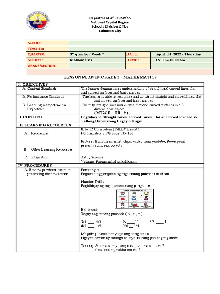 COT LP 2 - Math - SCRBD | PDF