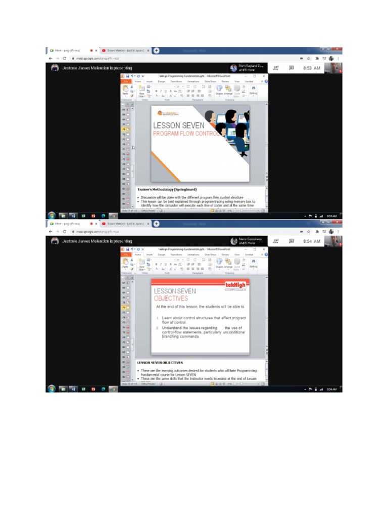 Computer Lesson 7 | PDF