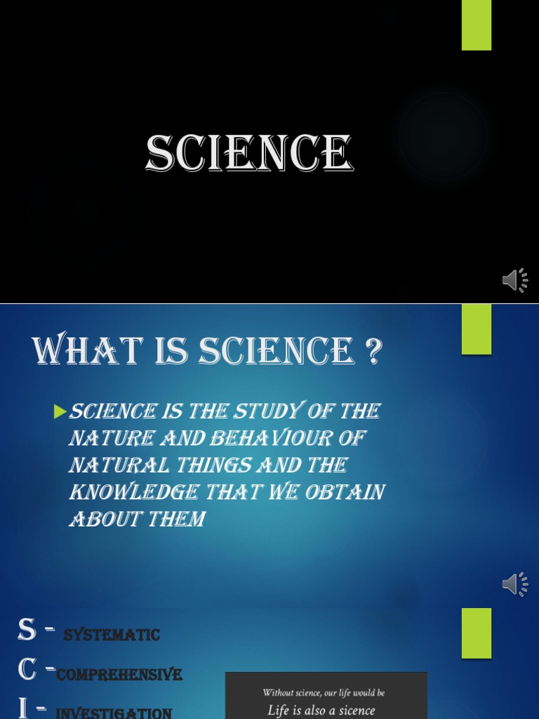 Meaning of Science | PDF