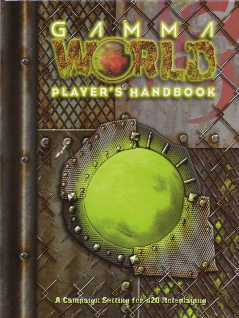 d20 Modern - Gamma World - Player's Handbook | PDF