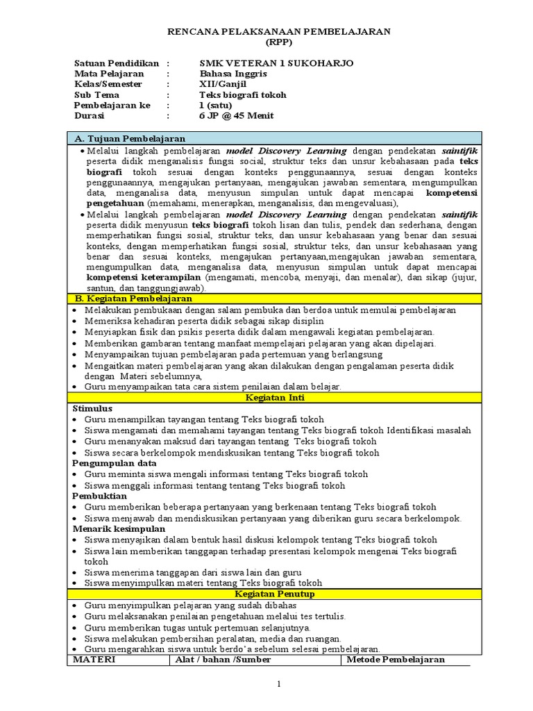 Teks Biografi Tokoh | PDF