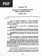 Sample Formal Offer of Evidence | PDF | Evidence | Public Law