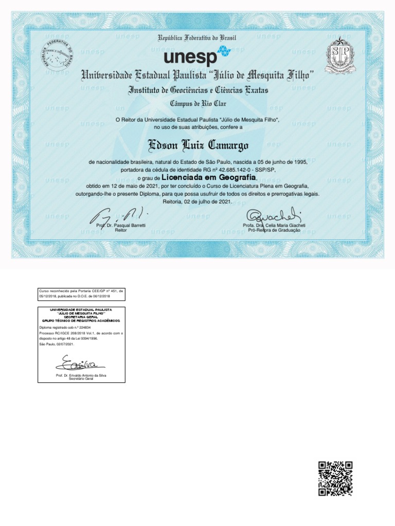 Diploma Licenciatura | PDF