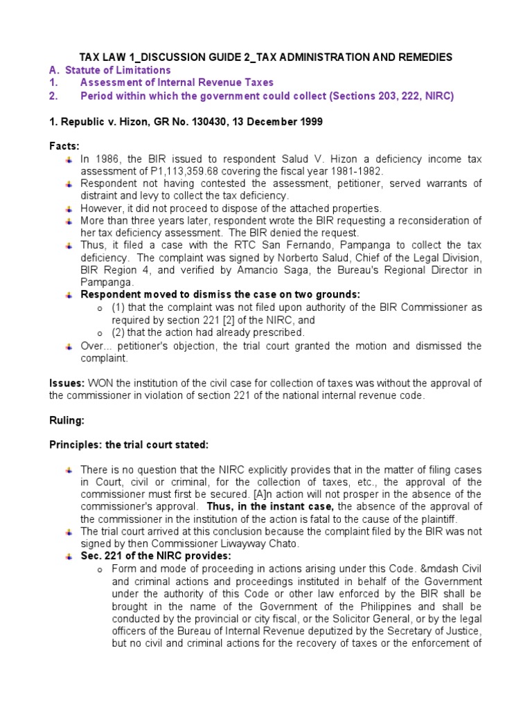 Tax Cases 2ND BATCH | PDF | Complaint | Fraud