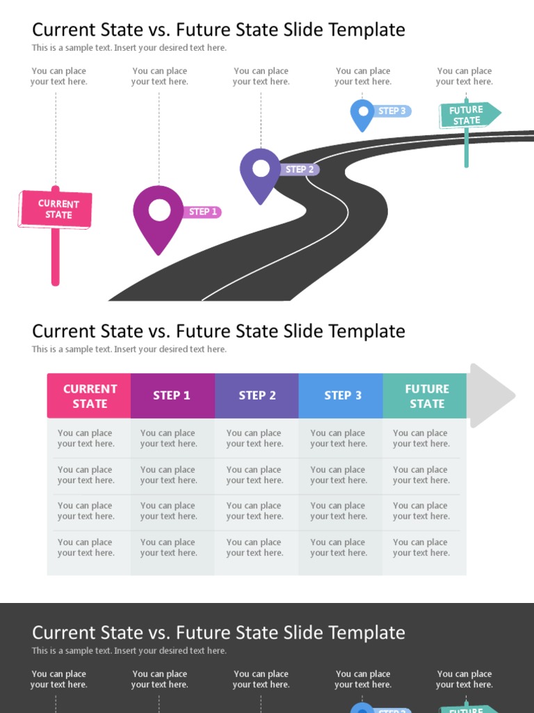 FF0406 01 Current State Vs Future State Slide Template 16x9 1 | PDF