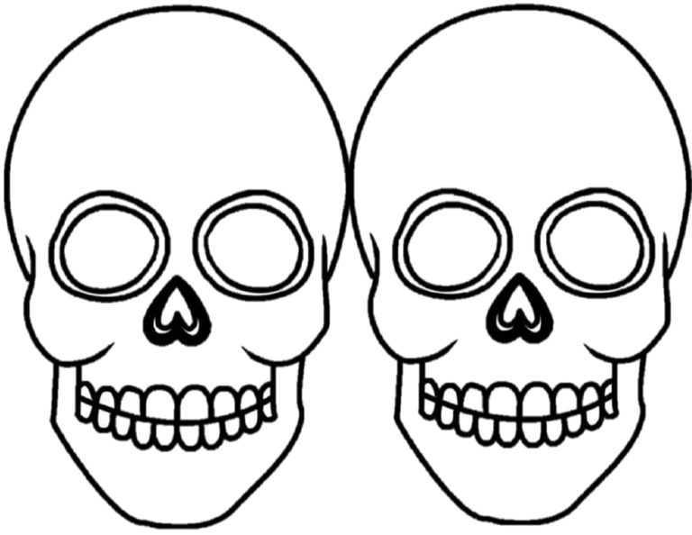 Calavera Molde Pdf