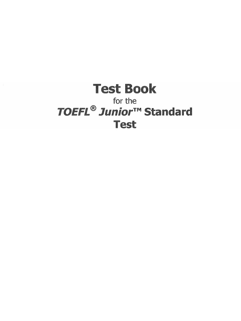 TOEFL Test | PDF