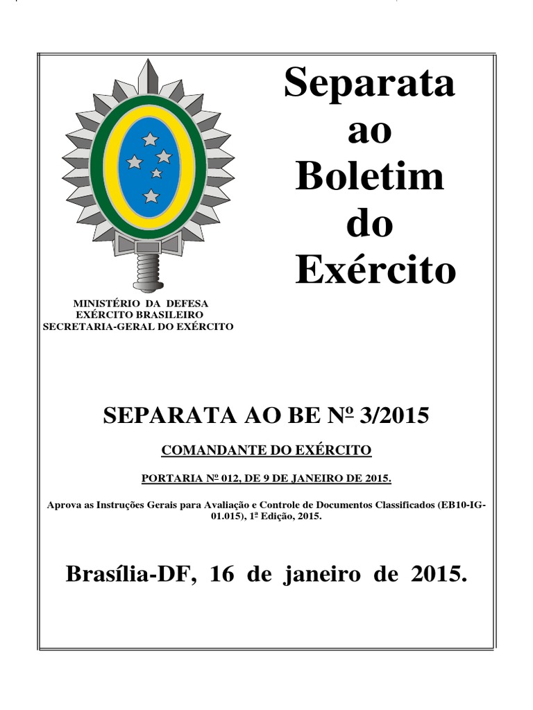 EB10-IG - Avaliação e Controle de Doc Classificados | PDF