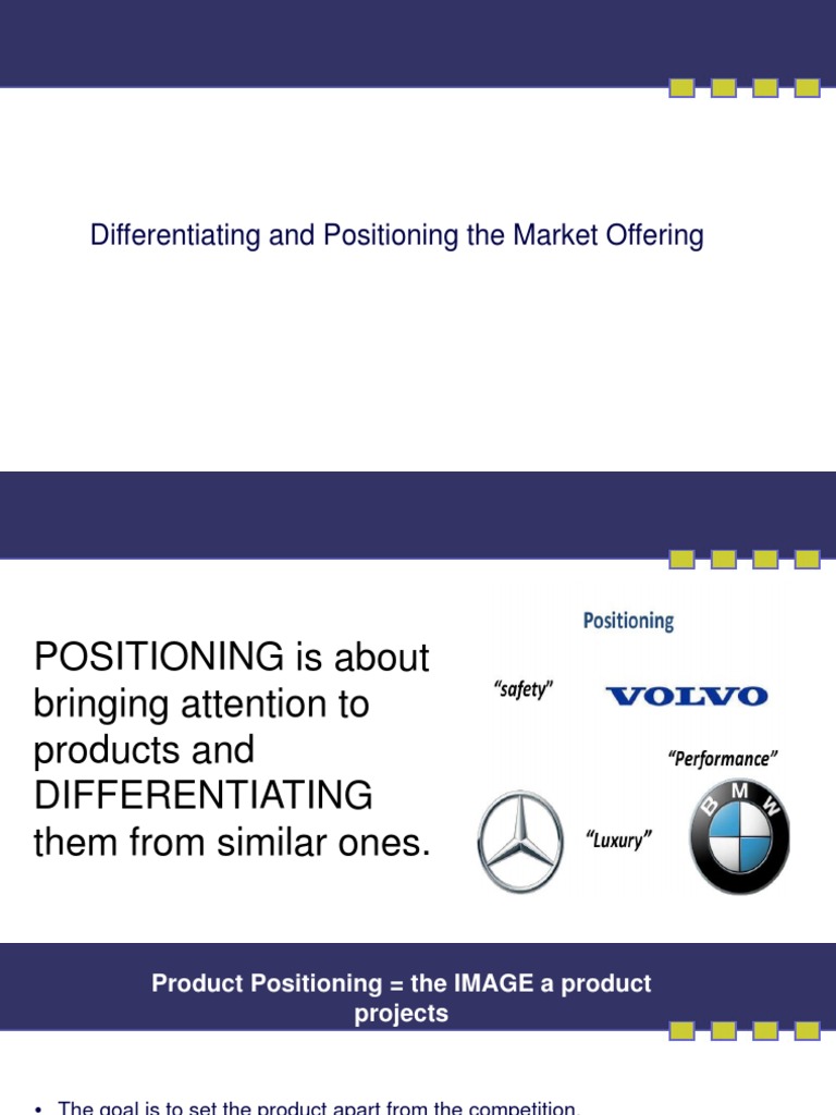 MBA Differentiation and Positioning | PDF | Brand | Market (Economics)