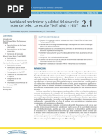 Escala de Desarrollo Motor PDMS-2 PDF | PDF | Sicología | Salud y bienestar
