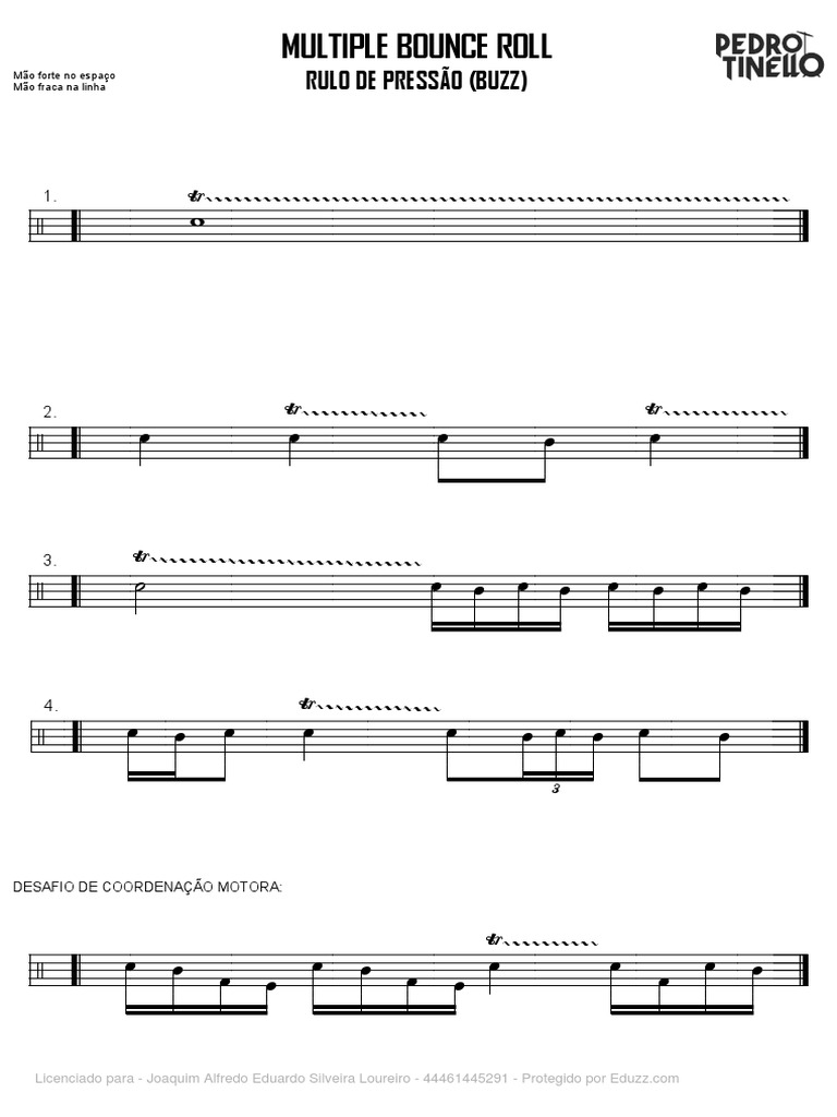 Multiple Bounce Roll Techniques | PDF