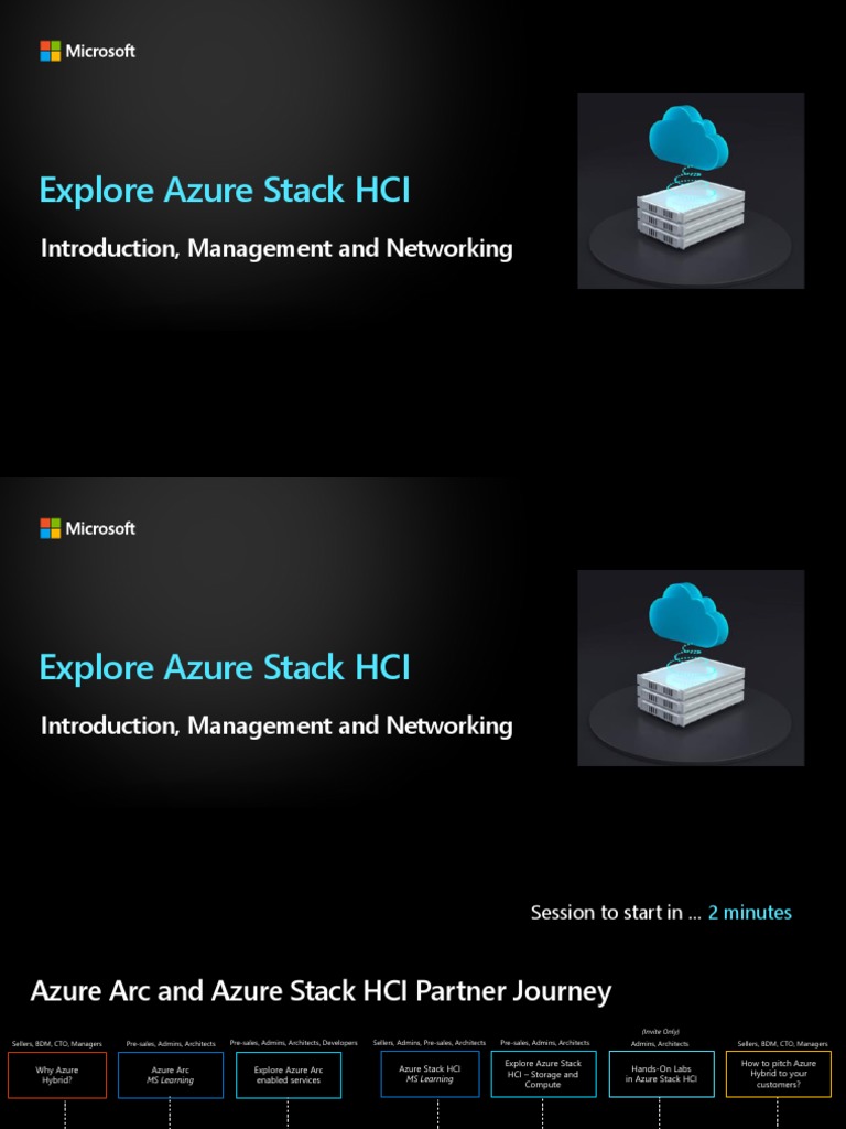 Explore Azure Stack HCI - Management & Networking | PDF | Microsoft ...