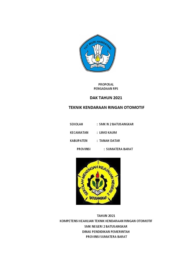 Proposal RPS TKR | PDF