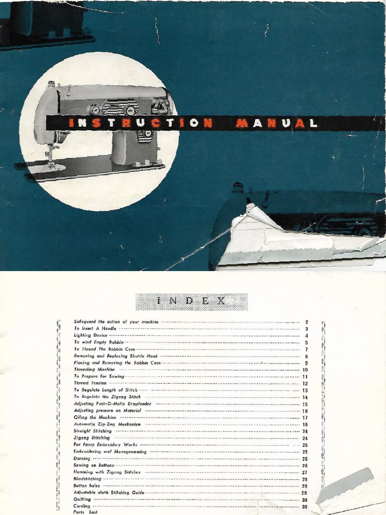 Remington Zig Zag Deluxe - Manual | PDF