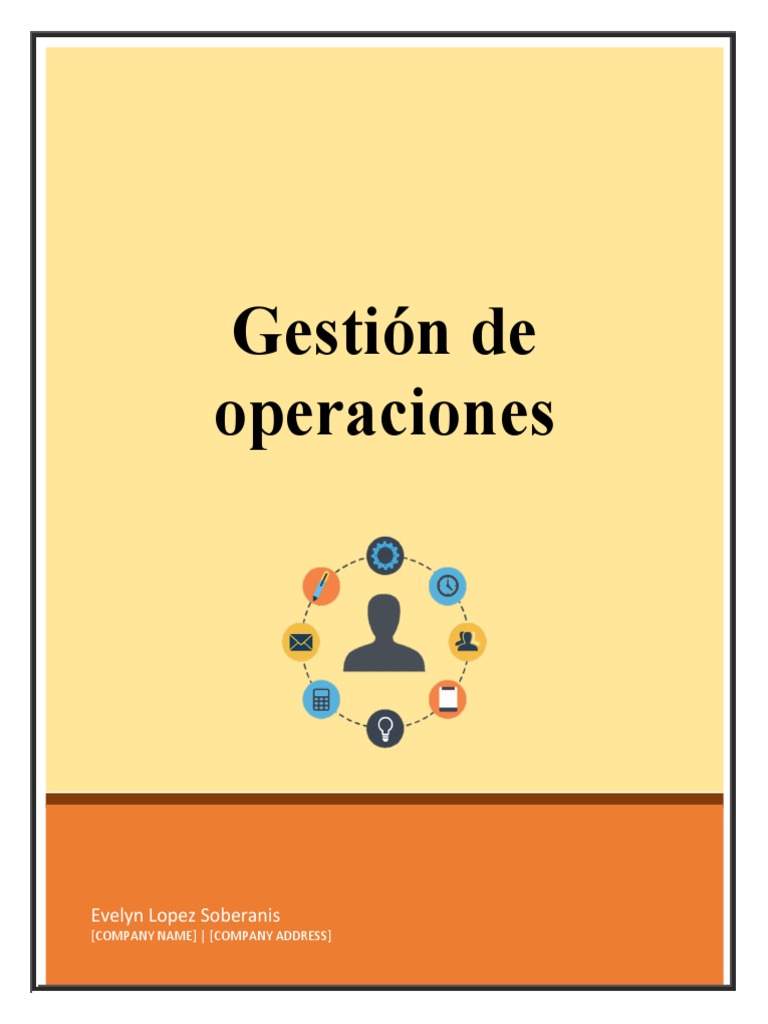 Gestión de Operaciones | PDF | Business | Planificación