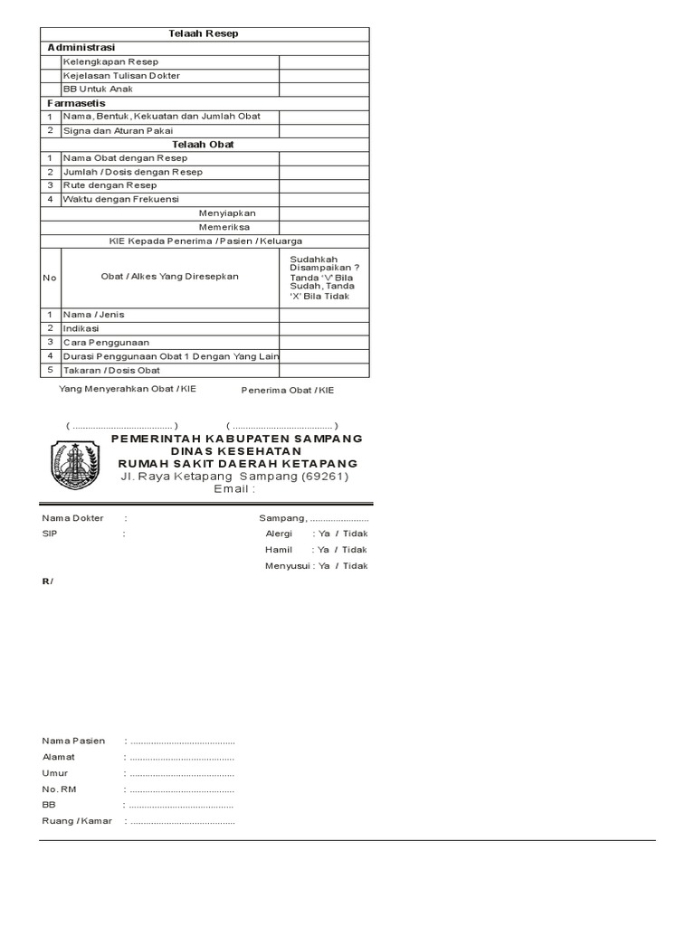 Kertas Resep Word | PDF