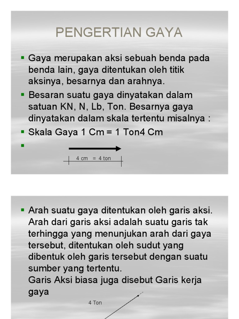 Gaya Dan Keseimbangan Gaya | PDF