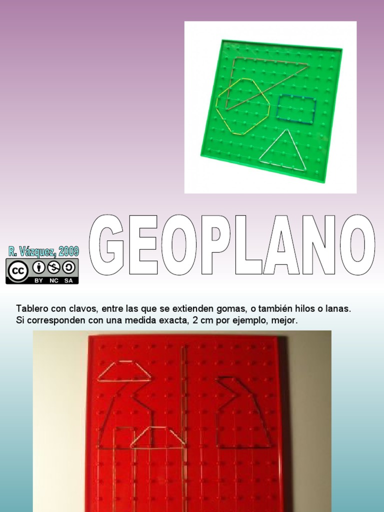Actividades y Figuras con Geoplano | PDF | Geometría | Geometría Elemental