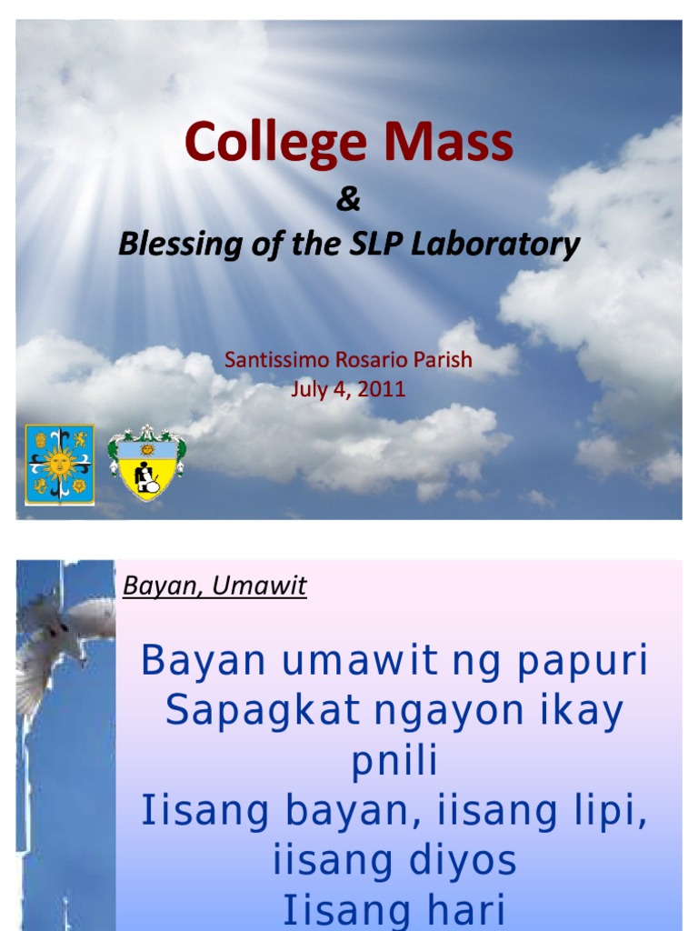 Final Mass Power Point | PDF | Mass (Liturgy) | Abrahamic Religions