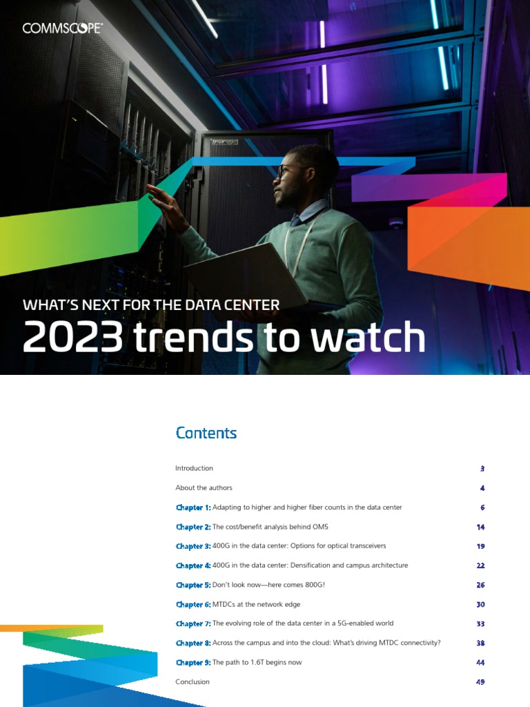 2023 Data Center Trends | PDF | Optical Fiber | Wavelength Division ...